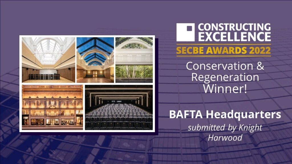 Constructing Excellence SECBE Awards 2022 News | Knight Harwood